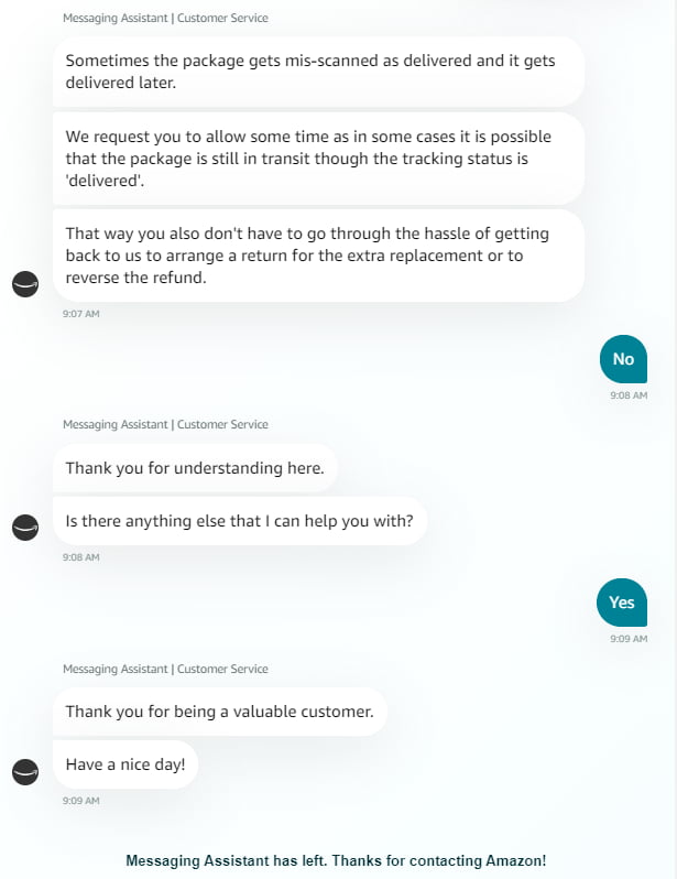 Crappy Design Of The Amazon Chat Support Bot 9GAG