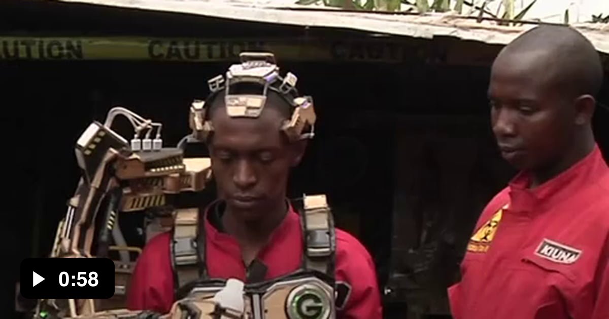 Kenyan inventors create bio-robotic arm controlled by brain signals - 9GAG