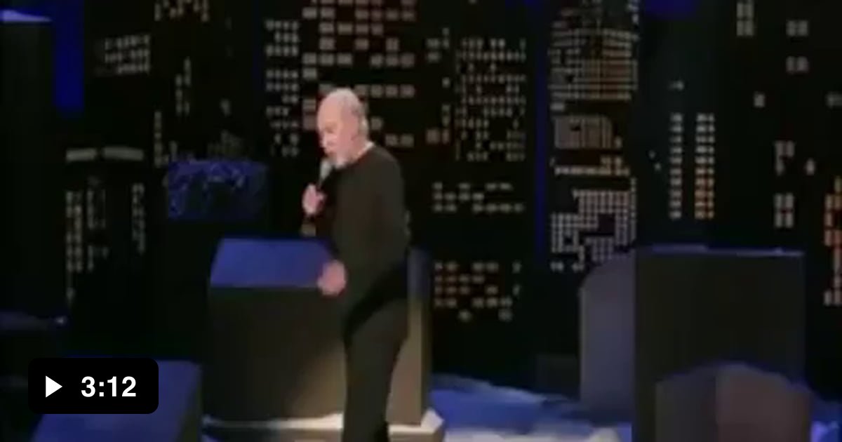 George Carlin gives stunningly accurate truths about the ruling class ...