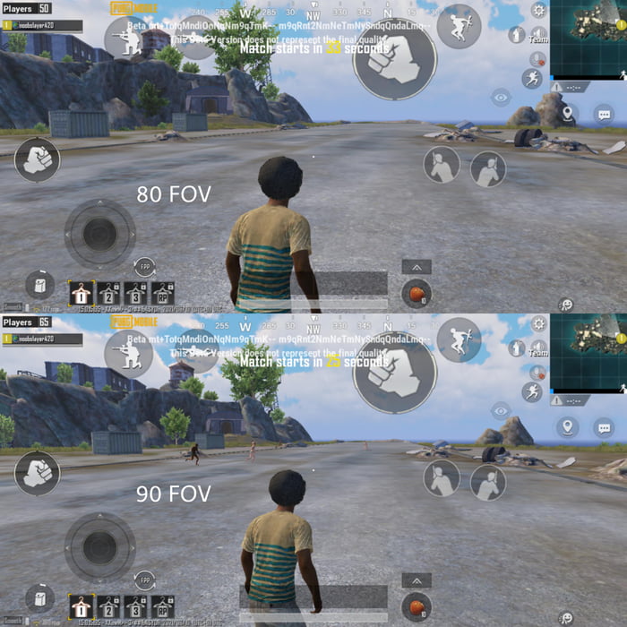 Difference between 80 and 90 FOV TPP in 1.5 Beta - 9GAG