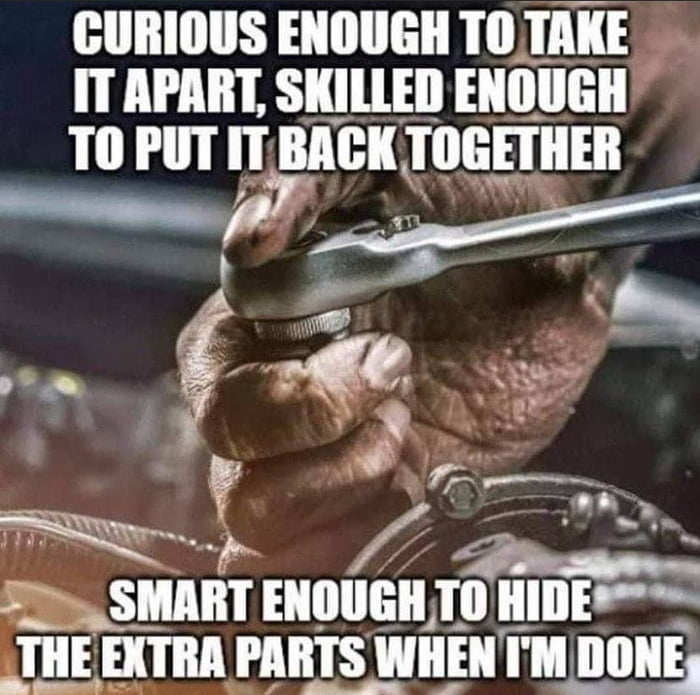 There is always extra parts! - 9GAG