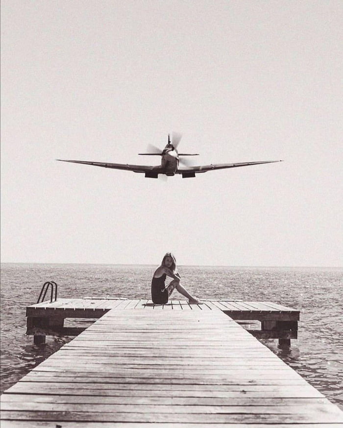 Spitfire and the jetty - 9GAG