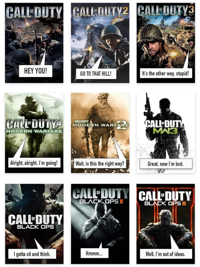 The REAL plot of Call Of Duty - 9GAG