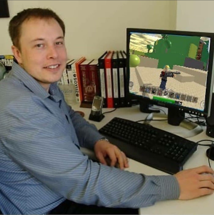 Rare footage of Elon Musk starting his new career. (1999) - 9GAG