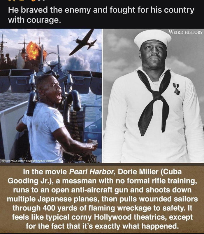 Dorie Miller, awarded Navy Cross 1941 - 9GAG