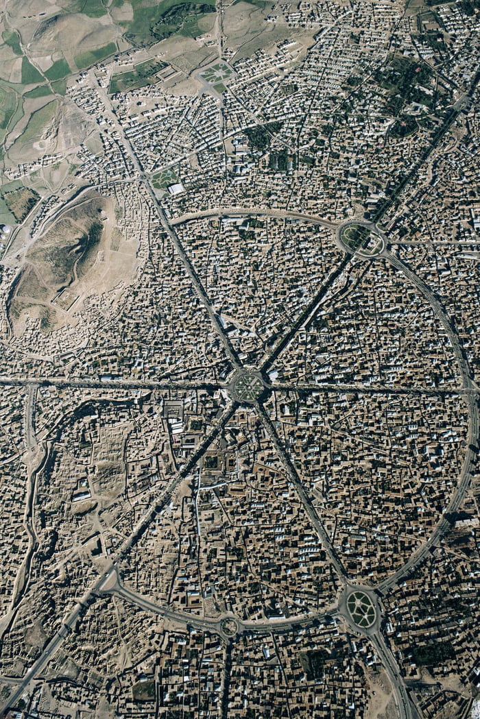 This ancient city layout in Iran - 9GAG
