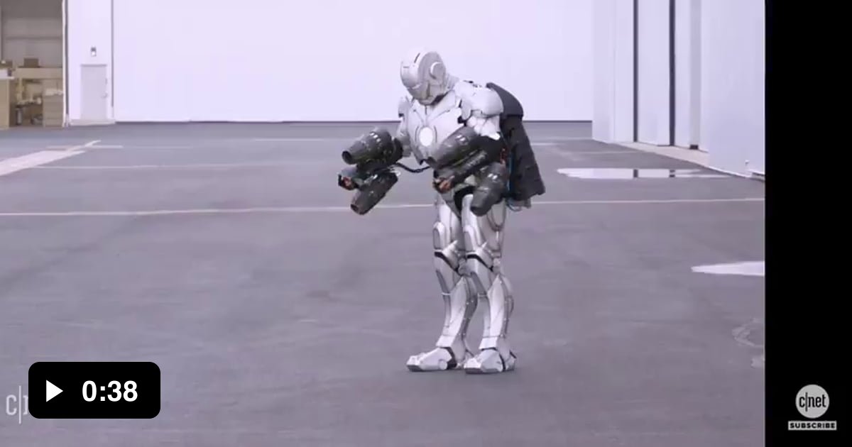 So, Adam Savage made a IRON MAN SUIT together with the jetpack company Gravity - 9GAG