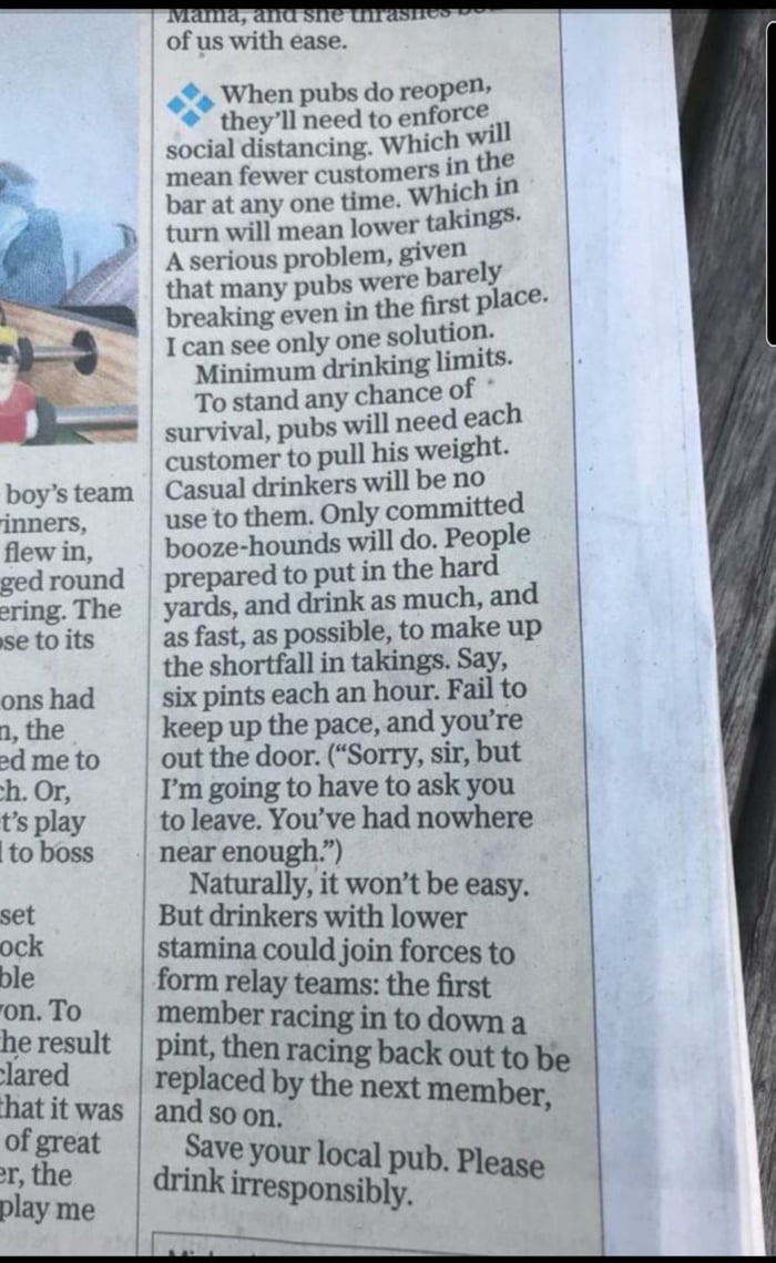 Save your local pub. Please drink irresponsibly. - 9GAG