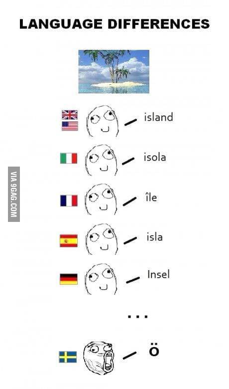 Language difference - 9GAG