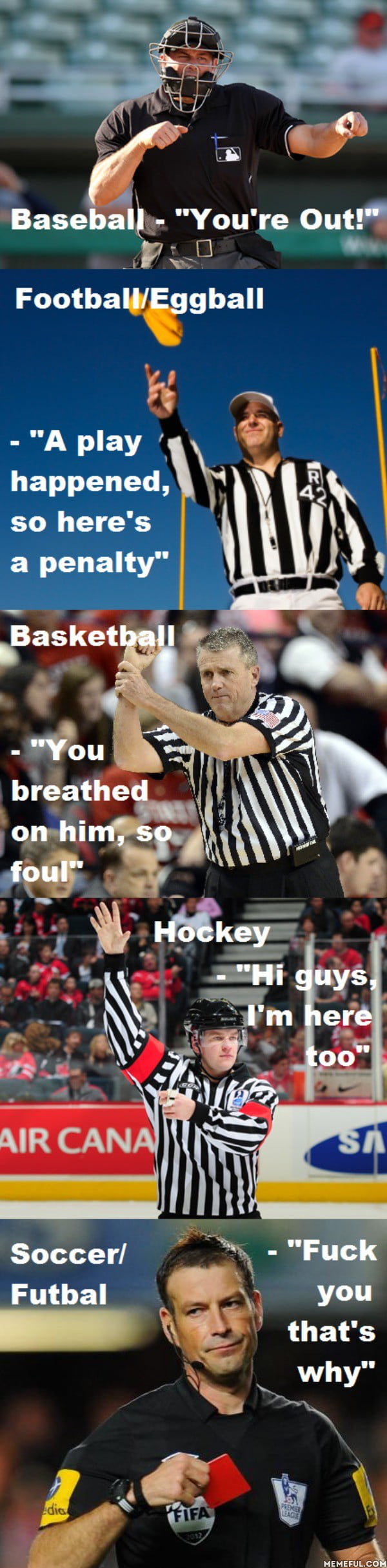 Types of Referees - 9GAG