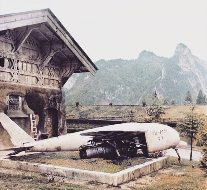 Rare pic of the only example of the Messerschmitt P.1101 jet fighter ...