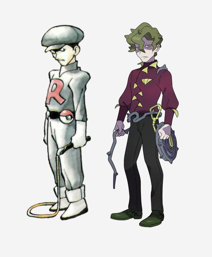 Brassius strangely resembles the gen 1 depiction of a Rocket grunt - 9GAG