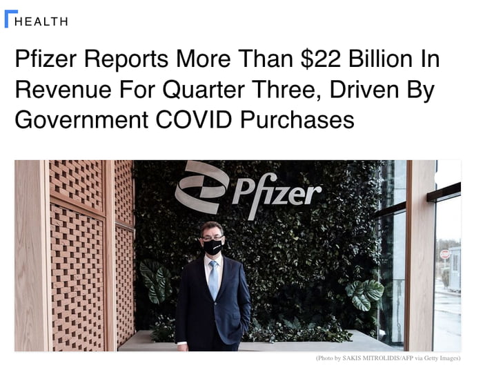 A true humanitarian company. THANK YOU PFIZER! - 9GAG
