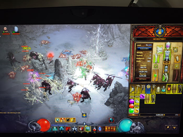 So playing the new season of D3, up to torment 10 on hard-core seasonal ...