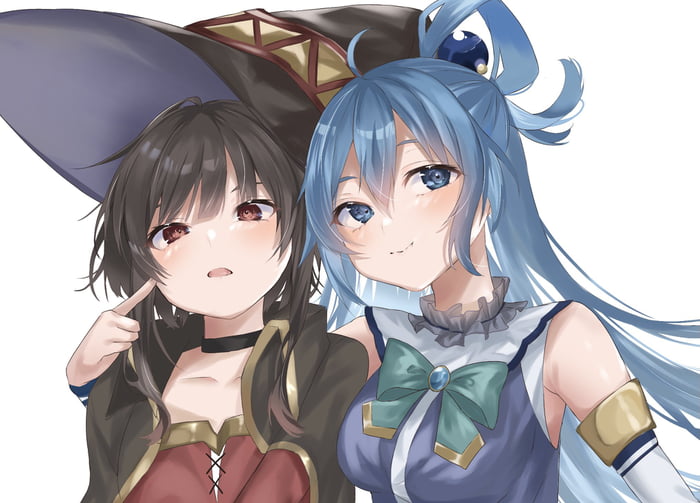 Aqua & Megumin (By @natu_7273) - 9GAG