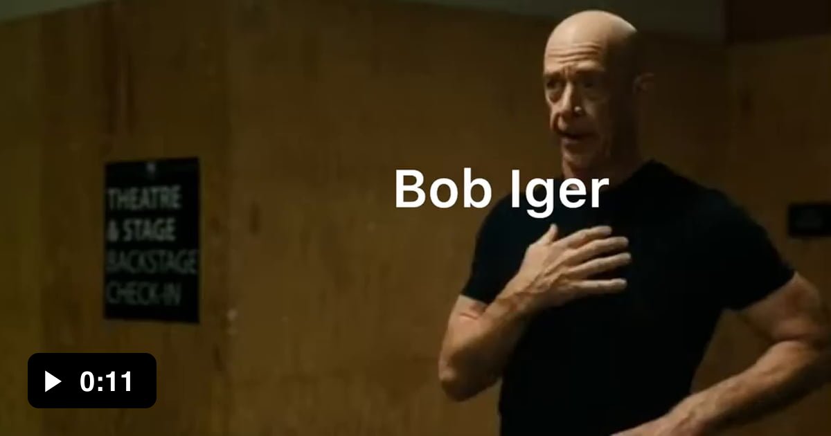 Bob iger saving Disney - 9GAG