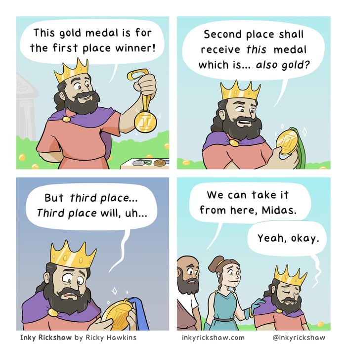 Go for gold - 9GAG