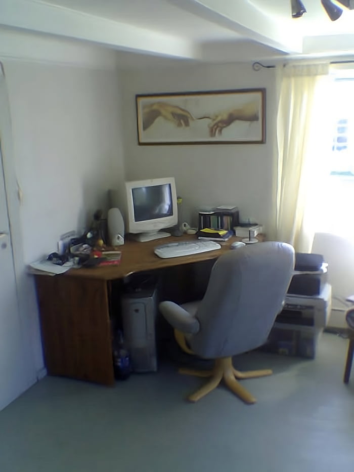 Rate/roast my 2005 setup. I was 21 and lived alone in my late ...