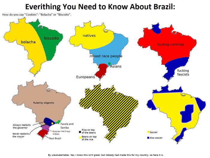 Brazilian Cultural Map: - 9GAG