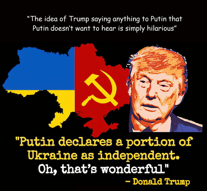 Trump mocked after revealing his plan to end the Ukraine war - 9GAG