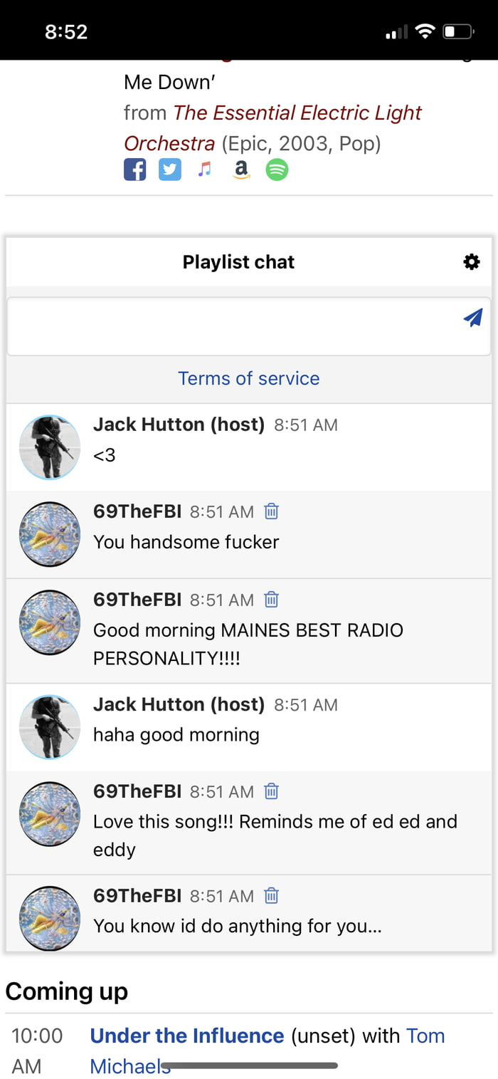 Spinitron chat wmpg 90.9 make radio great again - 9GAG