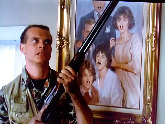 Weird Science 1985. When Chet comes home after the party, there are ...