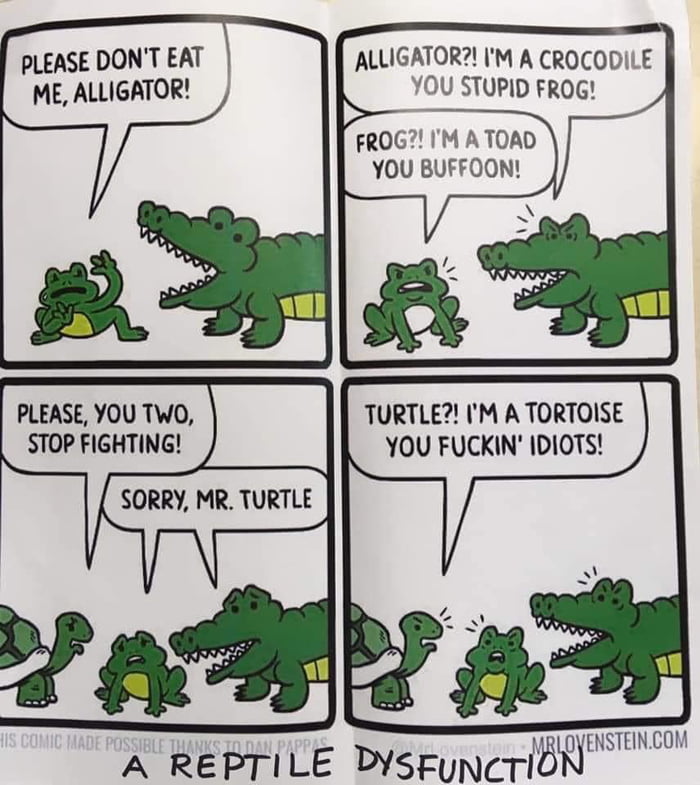A Reptile dysfunction - 9GAG