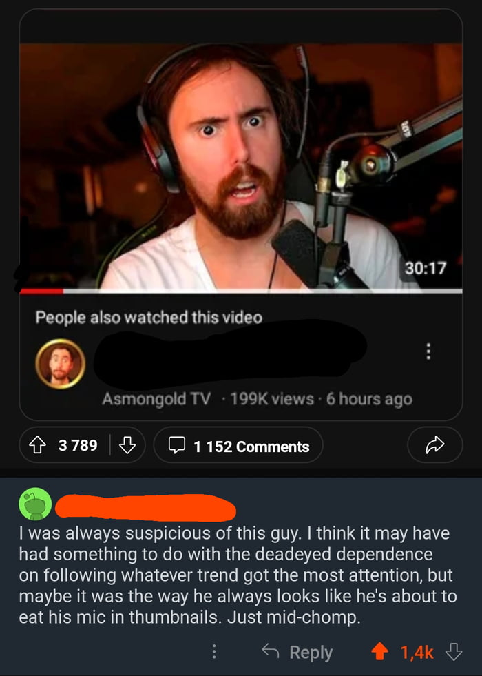 Mid-chomp was unexpected - 9GAG