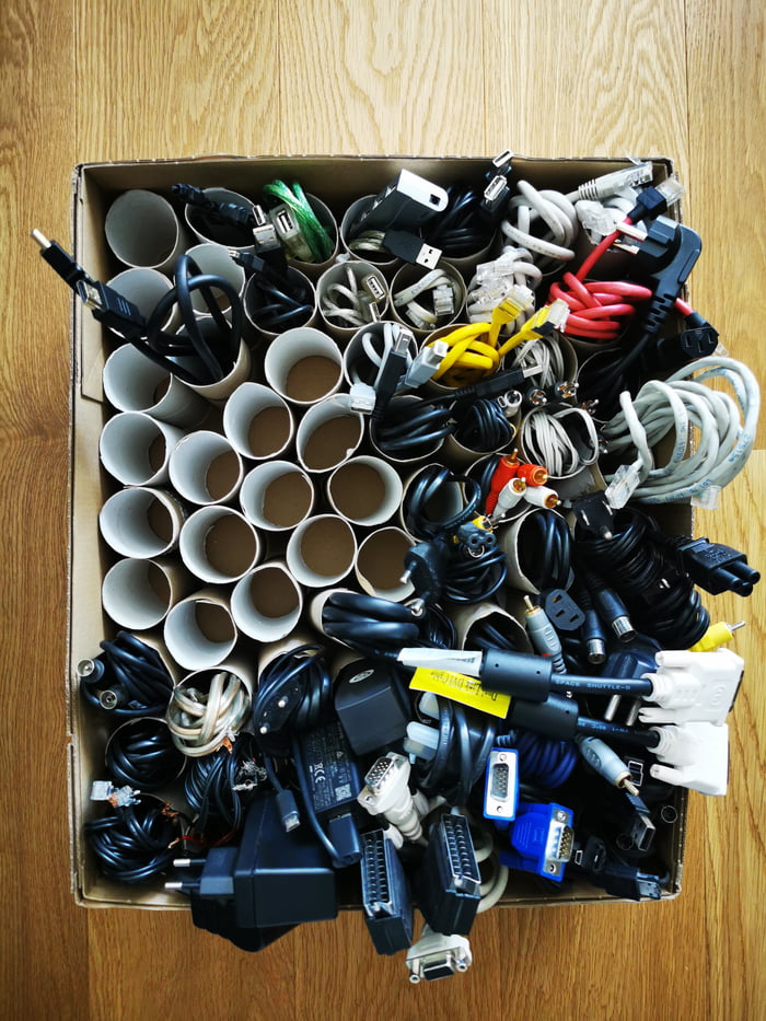 Bag of cables - *Install Update* - now a box! After 20+ years I ...