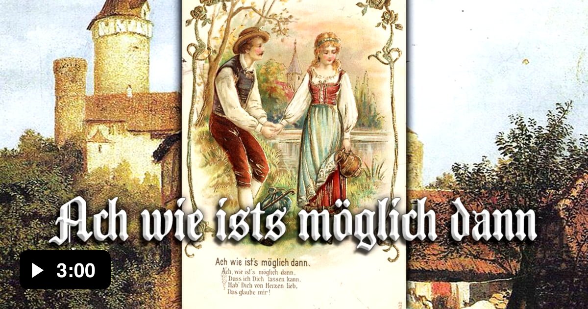 A german lullaby from 1750-1780. These songs remember where we come ...