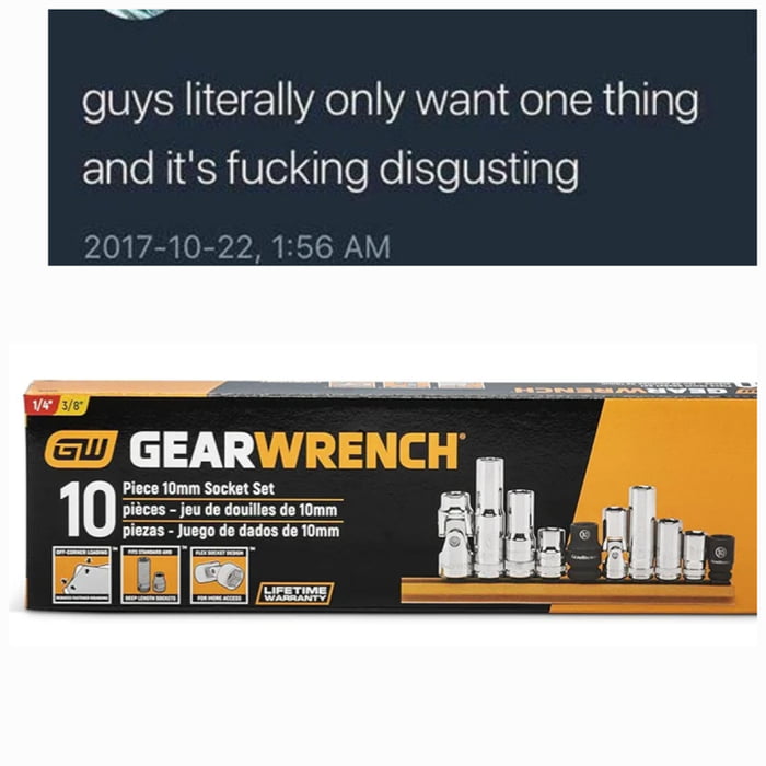 I wouldn't say no to a 10mm socket set - 9GAG