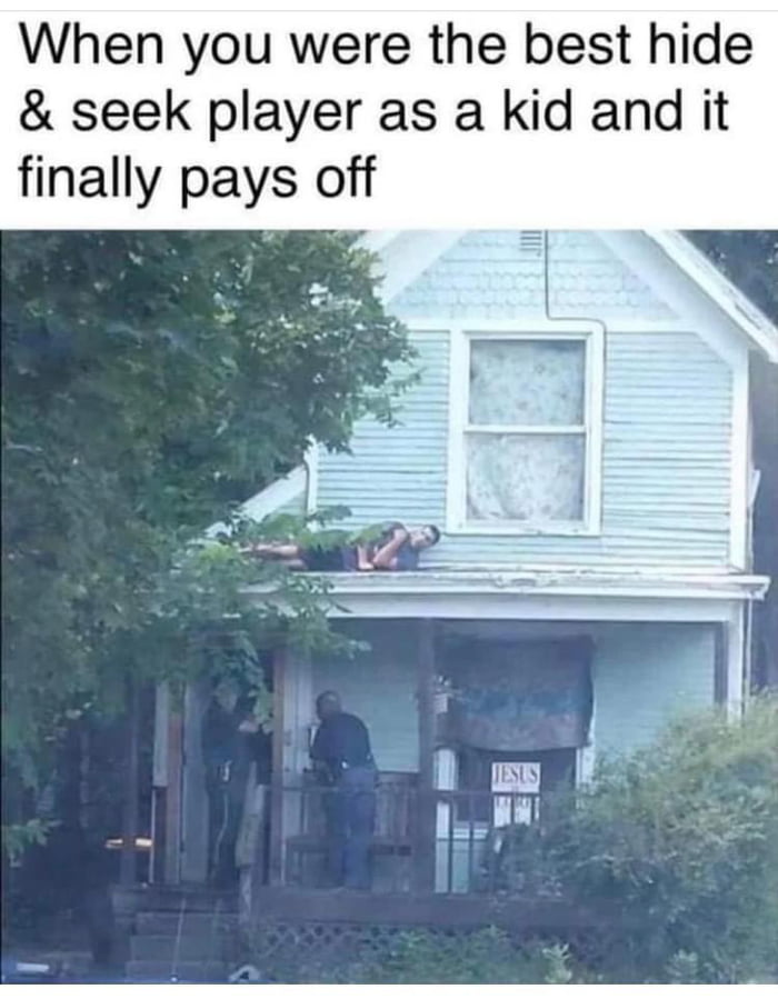 Hide and Seek champ! - 9GAG