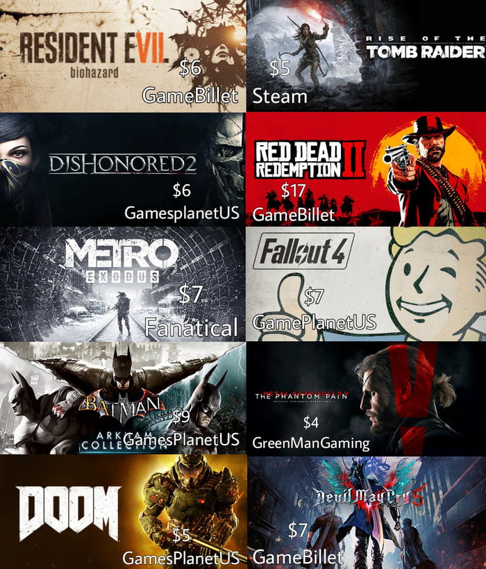 Get 10 fantastic AAA games for the price of one current AAA game. - 9GAG