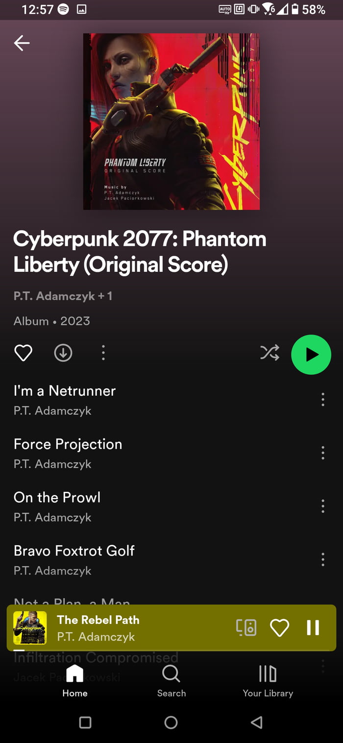 Phantom Liberty soundtrack just dropped on Spotify - 9GAG