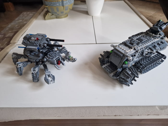 Lego Star Wars Robot Crab and Marauder Upgraded - 9GAG