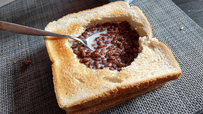 Cereal toast - 9GAG