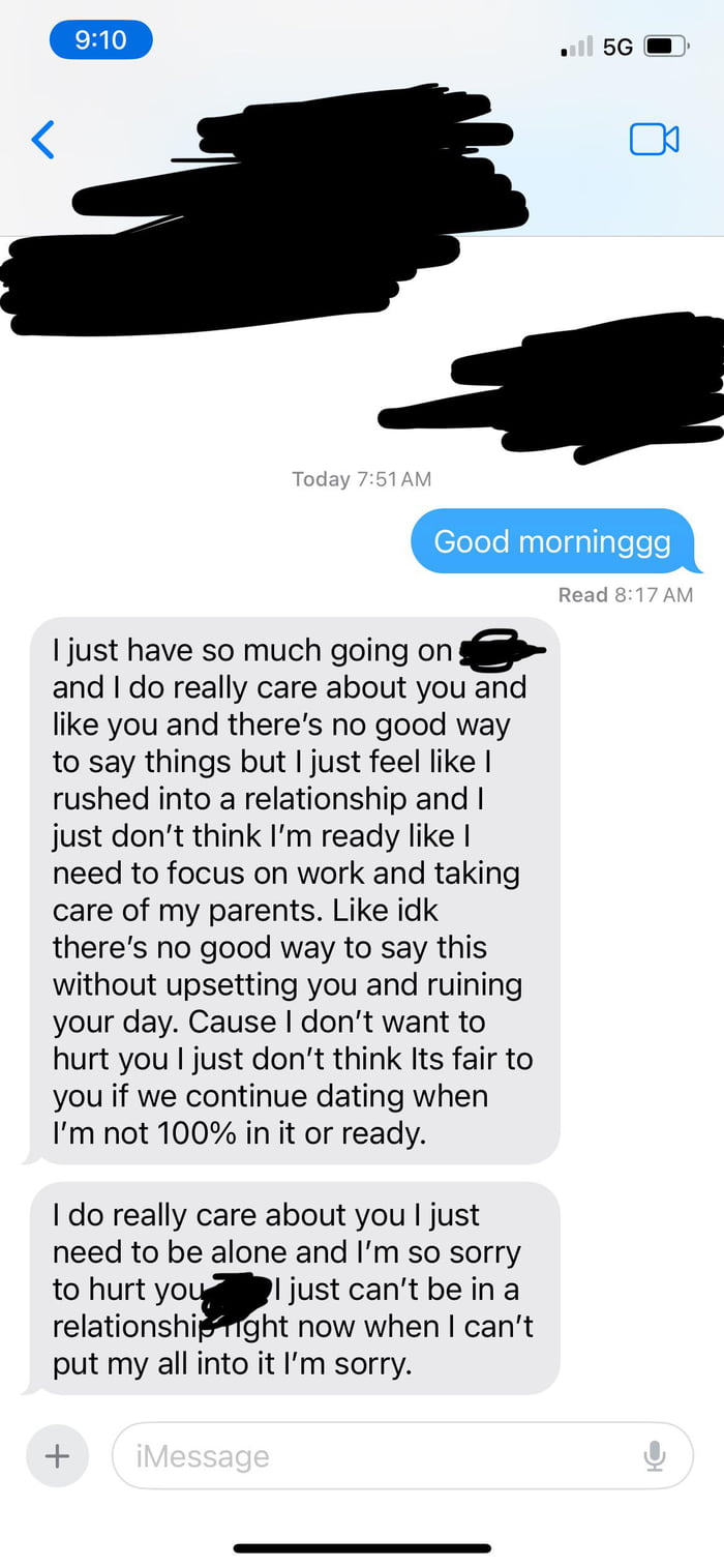 Good morning breakup text 🙃 - 9GAG