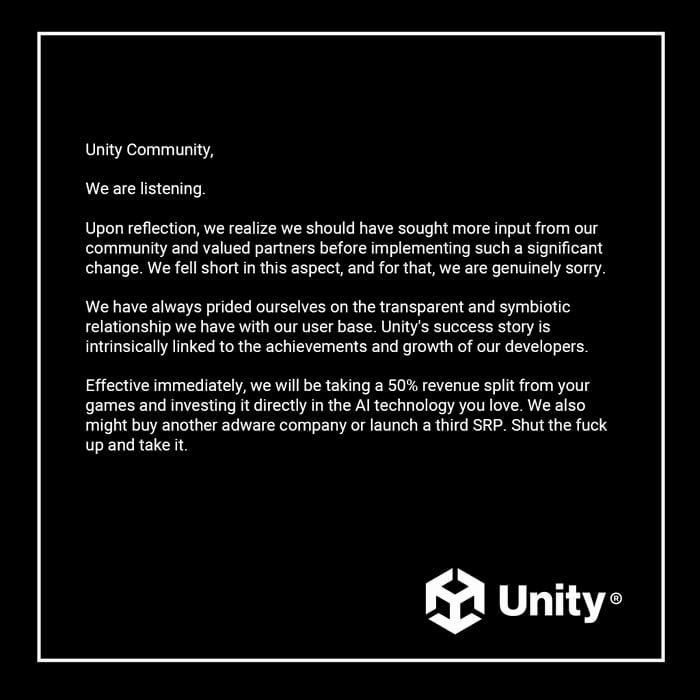 Apology from Unity - 9GAG