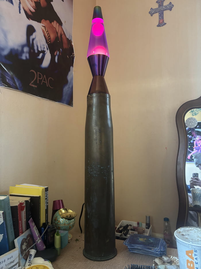 90mm artillery shell lava lamp - 9GAG