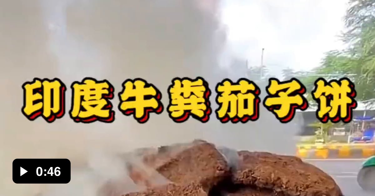 Hmmm, Good Indian cuisine cooked with cow dilung cakes. - 9GAG