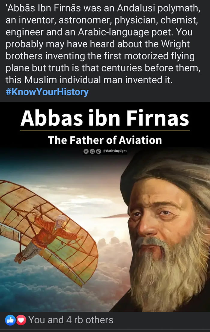 Abbas ibn firnas, the first man to fly - 9GAG