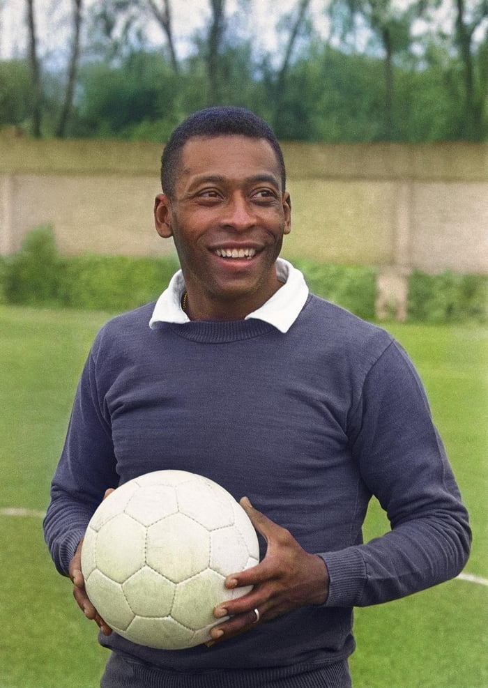 Pele, one of the greatest players ever to grace the sport of football ...