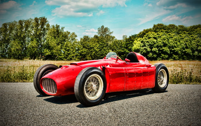 1954 Lancia-Ferrari D50. Lancia sold the D50 off to Ferrari, as their ...