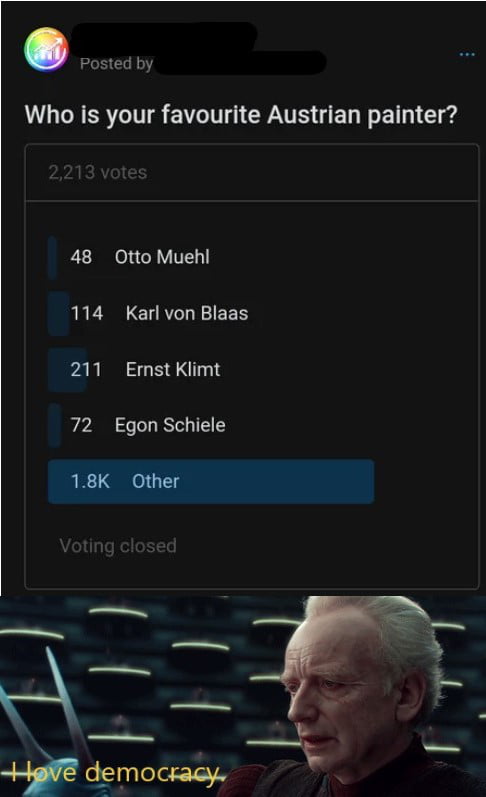 I love democracy. - 9GAG