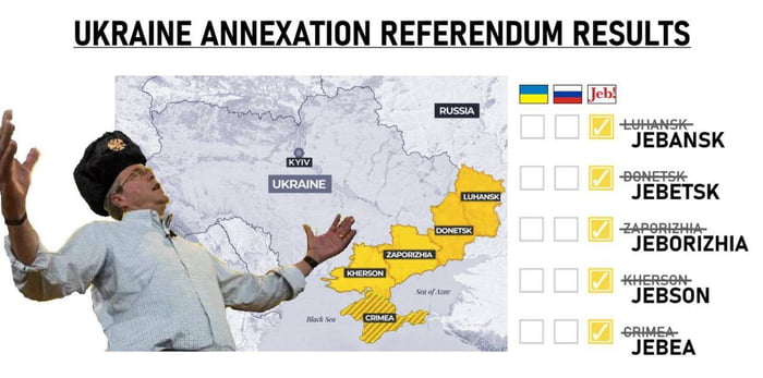 Results are in: Jeb! 100% Putin 0% - 9GAG