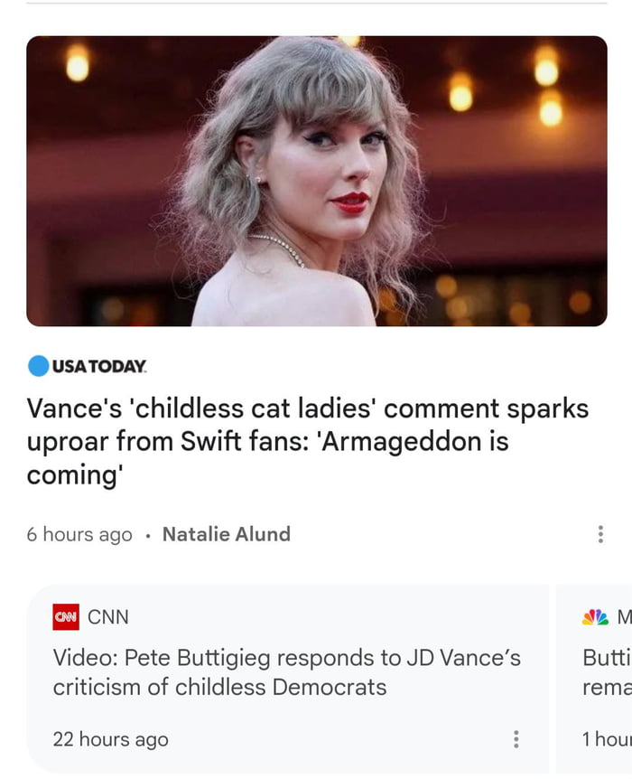 You angered the swifties you're done dude. - 9GAG