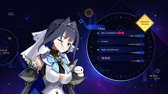 Kronii is streaming from Indonesia, with Kaela in another room. It's ...