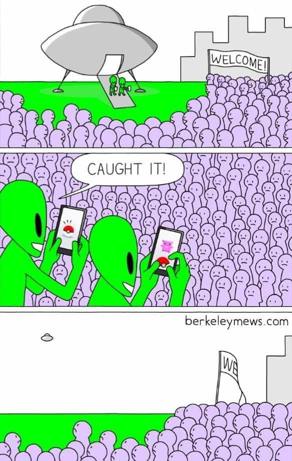 That would be a fun first contact - 9GAG