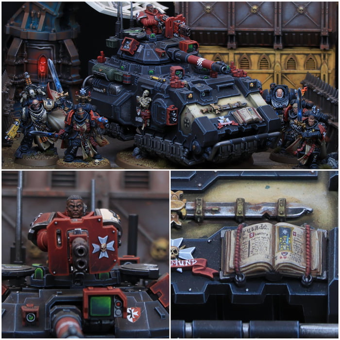 Black Templar Gladiator Lancer featuring some fun free hand. - 9GAG
