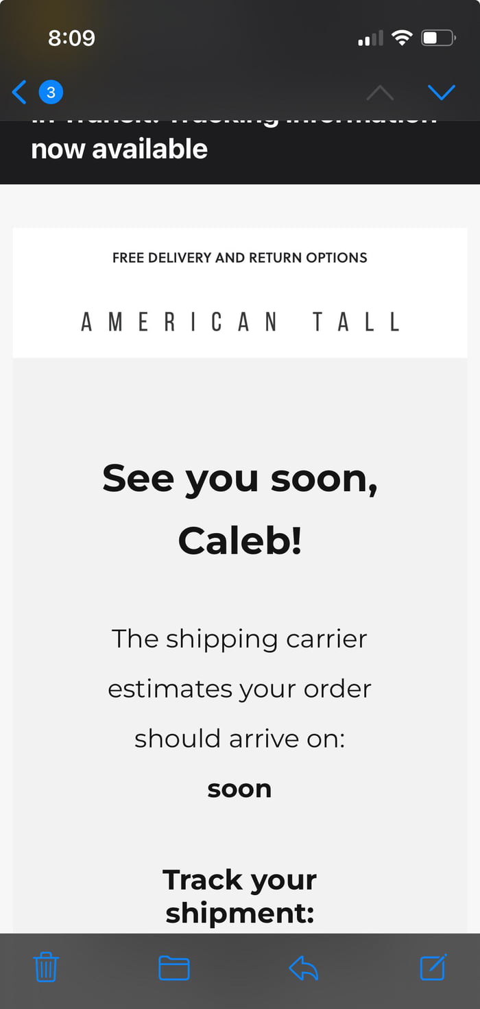 Yes, thank you for that delivery estimate. Very helpful. - 9GAG